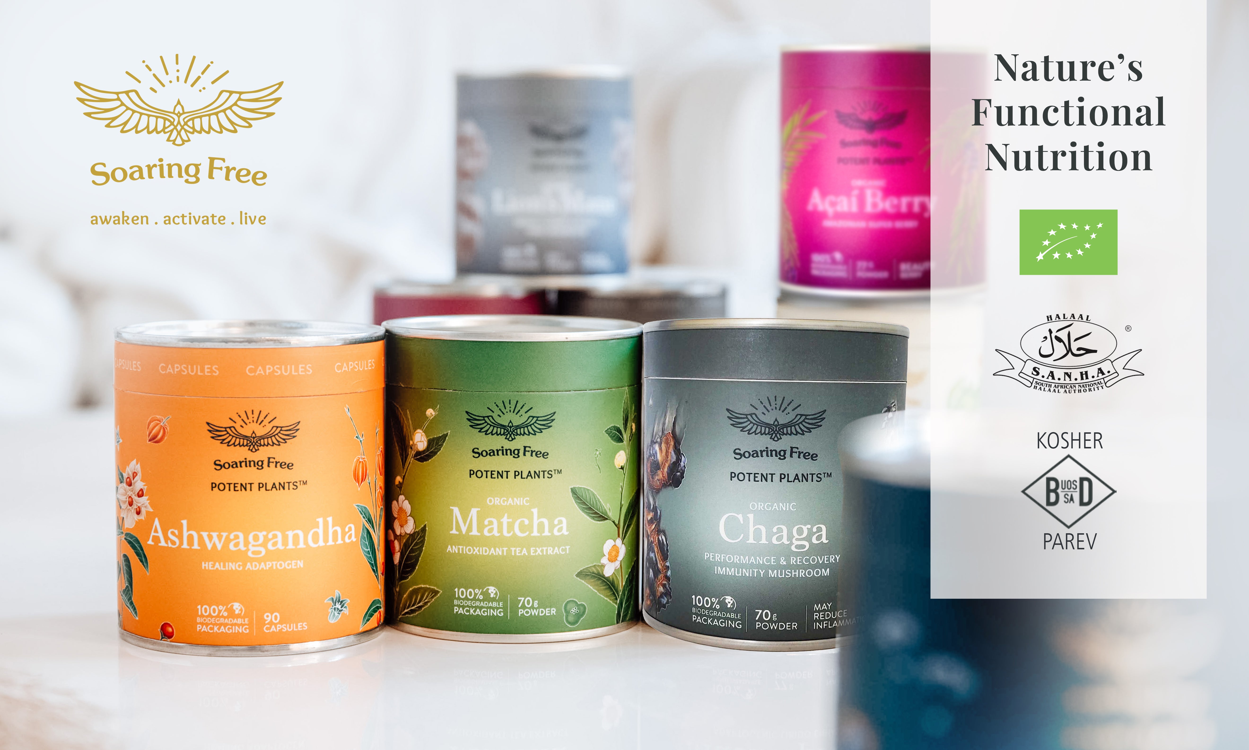 Soaring Free Functional Nutrition | Buy Premium Organic Superfoods