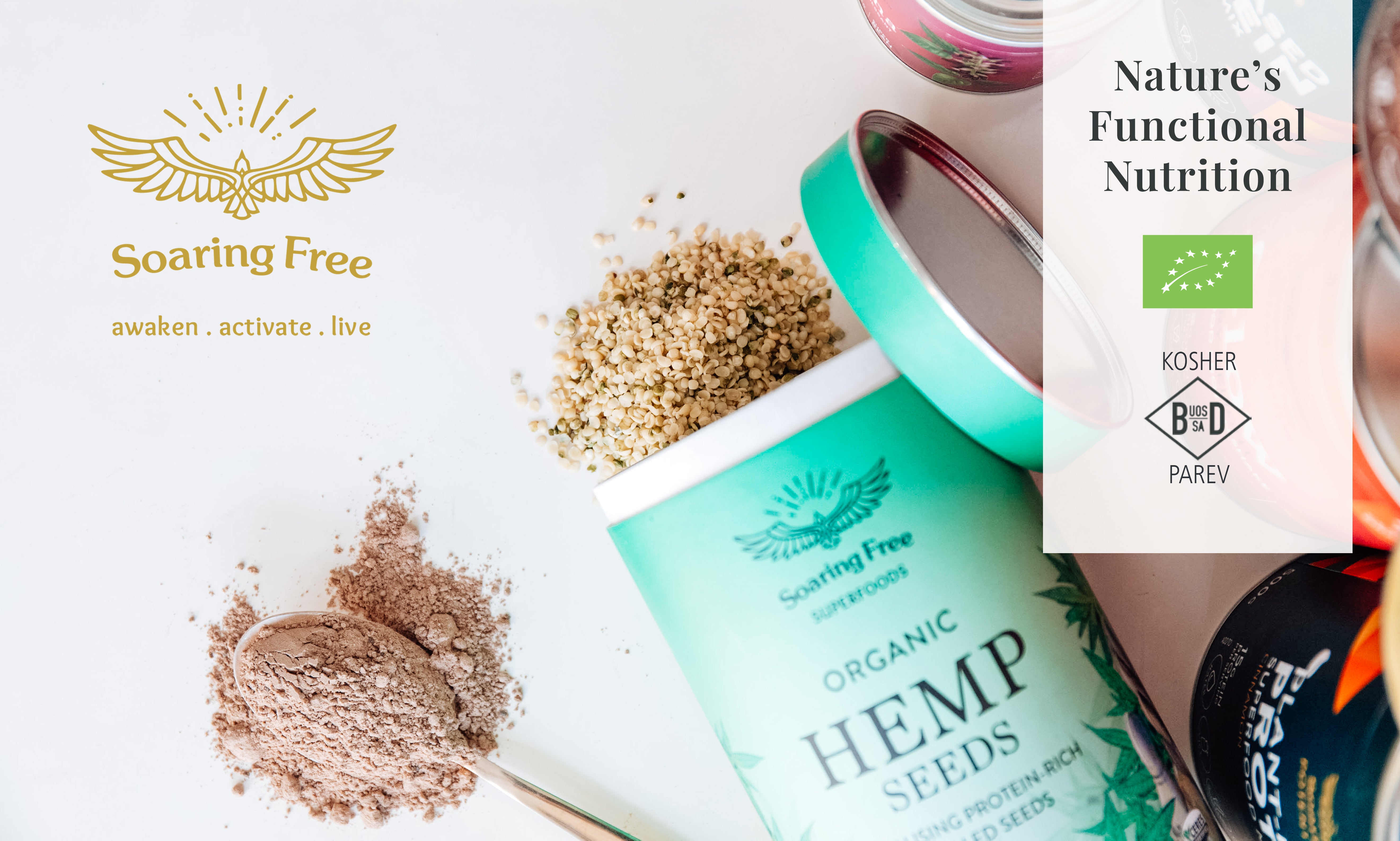 Soaring Free Functional Nutrition | Buy Premium Organic Superfoods